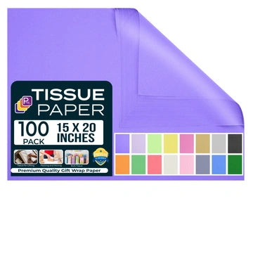 Purple Tissue Paper for Gift Bags - Pack of 5 (500 Sheets) | Gift Wrap ...